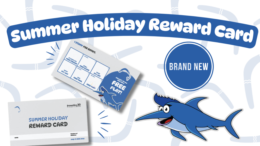 Summer Holiday Reward Card | Boomerang Family Play Centre